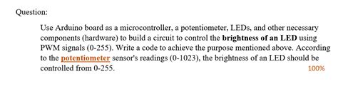 Solved Use Arduino Board As A Microcontroller A