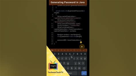 How To Generate Password In Java Generate Random Secure Password Shorts Java Coding Youtube