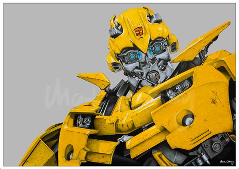 Bumblebee Formula 1 And Movie Art By Mark Anthony Bumblebee