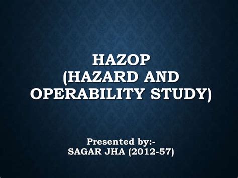 Hazop Analysis Complete Report Docx