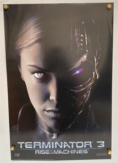 Terminator 3 Poster Rise Of The Machines Etsy