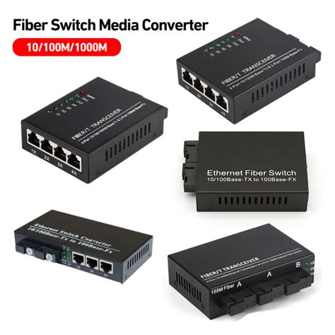 aspor ethernet fiber switch 3a 3b sc 6port 2 rj45 10 100m ethernet switch media converter
