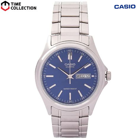 Casio Mtp 1239d 2adf Analog Stainless Steel Strap Watch For Men Shopee Philippines