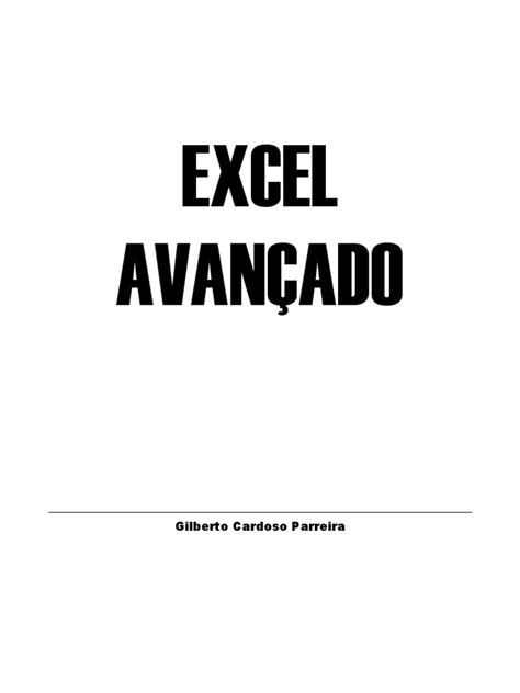 curso excel vba apostila pdf macro ciência da computação visual basic for applications