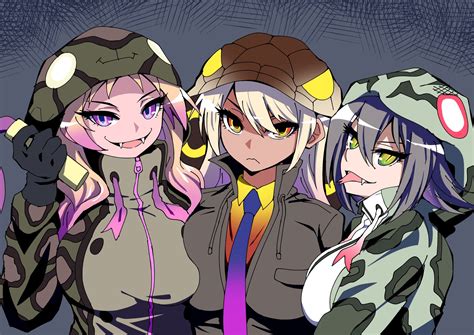 King Cobra African Rock Python And Okinawa Habu Kemono Friends