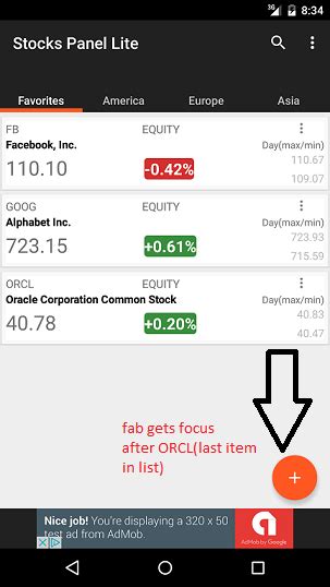 Android Fab Gets Focus Only Sometimes Stack Overflow