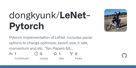 Github Dongkyunklenet Pytorch Pytorch Implementation Of Lenet