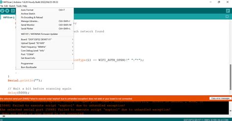 Error Message Error Opening Serial Port COM Programming Arduino Forum