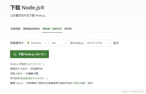 手动添加node包给nvm管理 Csdn博客