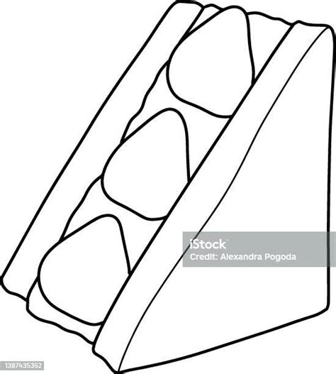 투명 한 배경에 딸기 샌드위치의 고립 된 벡터 그림 일본 길거리 음식 개념에 대한 스톡 벡터 아트 및 기타 이미지 개념 귀여운 낙서 드로잉 Istock