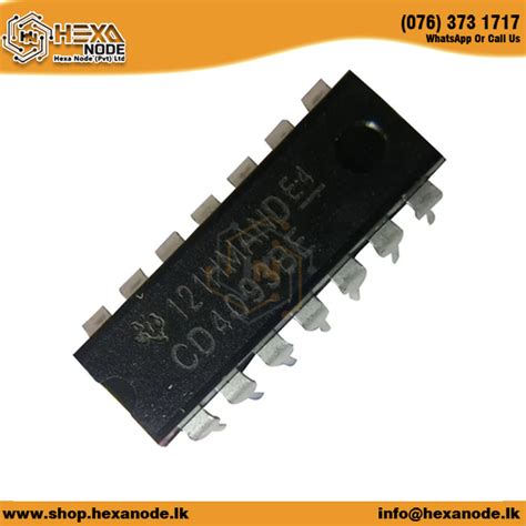 Cd4093 Dip Quad 2 Input Nand Schmitt Trigger Hexa