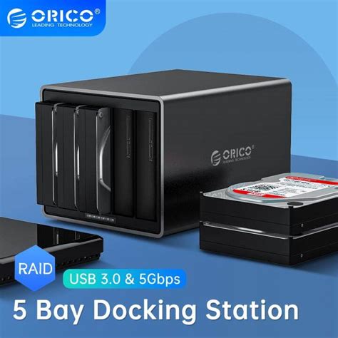 Orico Ns Series 5 Bay 3 5 Usb3 0 With Raid Hdd Docking Station 78w Power Adapter Hdd Enclosure