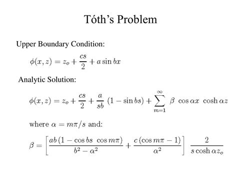 Ppt Determination Of Groundwater Flow Velocities Using Complex Flux Boundary Conditions
