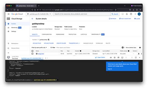 Google Cloud Storage CloudNetDevOps