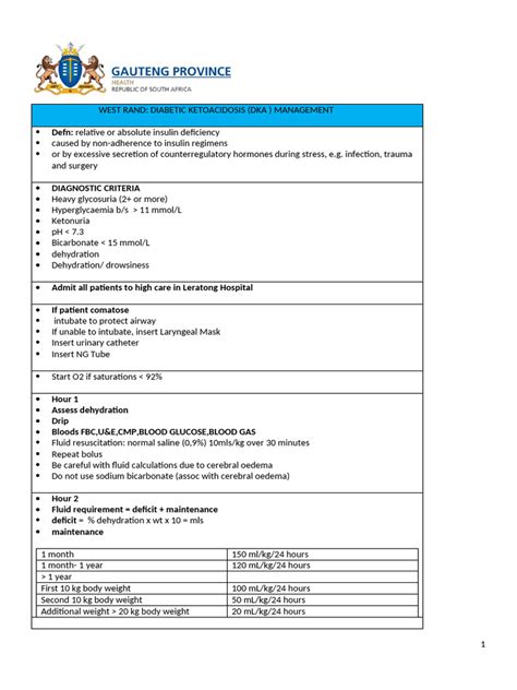 Dka Protocol Pdf