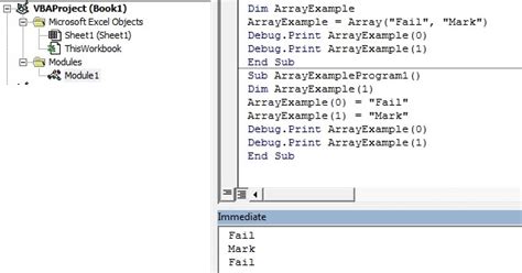 Fail Mark What Is Scriptingdictionary What Is Array In Vba Excel Macro
