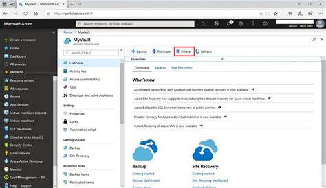 how to delete on premise backup stored on azure pureinfotech