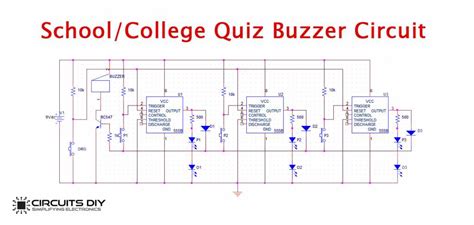 A Schematic Of An Electronic Buzzer Circuit