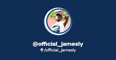 Official Jamesly Instagram Tiktok Linktree