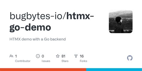 Github Bugbytes Iohtmx Go Demo Htmx Demo With A Go Backend