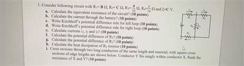 Solved 1 Consider Following Circuit With