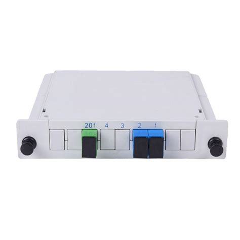 China Manufacturer Fiber Optic Plc Splitter Insert Type 1×2 Plc Splitter For Fiber Distribution