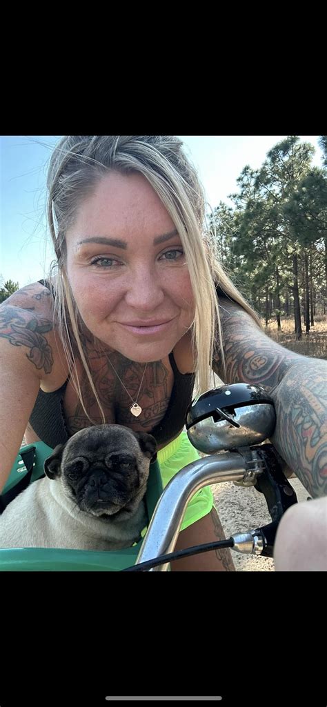 Just A Chic With Her Pug Pug Named Bugbug🥰 Shes So Chill She Rides In Her Basket Or In The