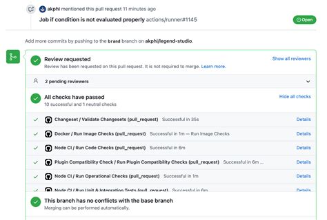 Job If Condition Is Not Evaluated Properly · Issue 1145 · Actionsrunner · Github