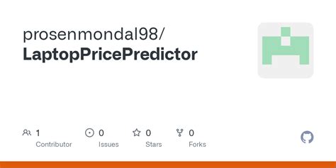 LaptopPricePredictor Code Ipynb At Master Prosenmondal LaptopPricePredictor GitHub