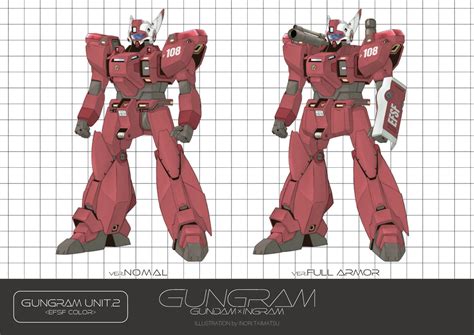 Guncannon Av 98 Ingram And Guncannon Mp Type Gundam And 3 More Drawn By Inori Taimatsu