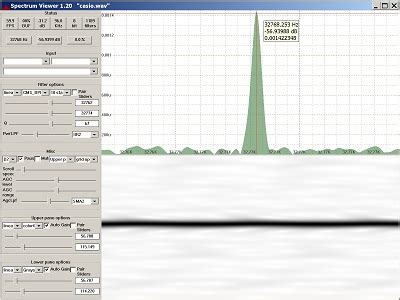 SpectrumViewer Windows Continuous Spectrum Display The Audio File