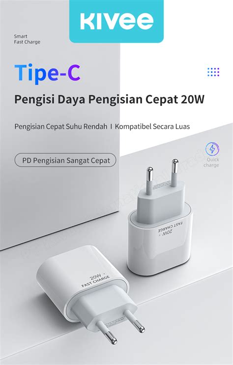 Jual Hot Kivee Charger Iphone Fast Charging Kabel Data Type C To Lightning Pd W Combination