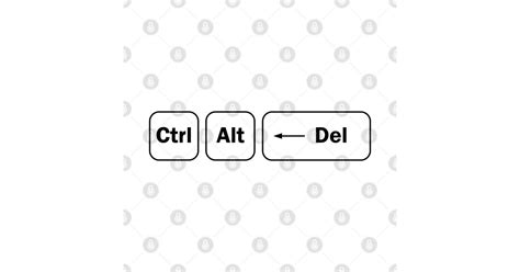 Ctrl Alt Del Computer Programming Light Color Programming T