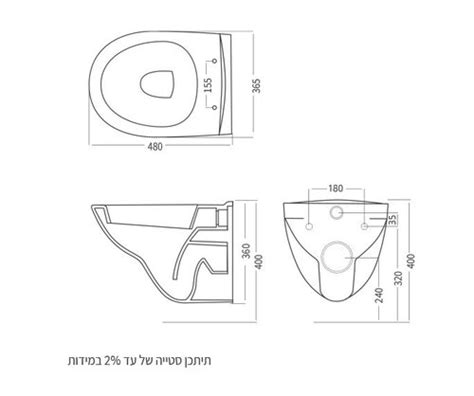 אסלה תלויה קצרה לוטם 48מושב הידראולי 502017 חמת לבן מבריק Easytap