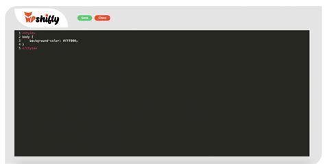 Inject Html Wp Shifty