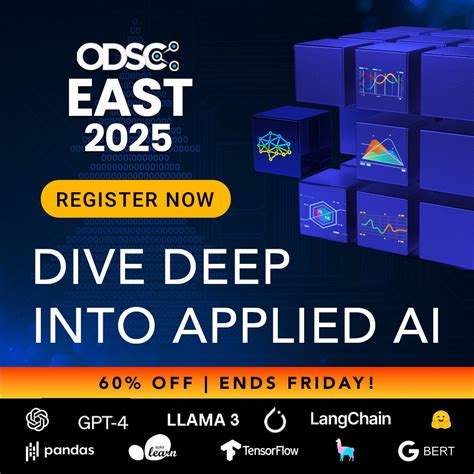 Open Data Science Conference Odsc On Linkedin Ai Machinelearning Datascience Odsceast2025