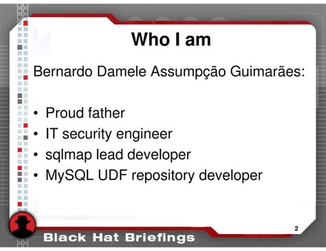 Advanced Sql Injection To Operating System Full Control Slides