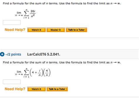 Solved Find A Formula For The Sum Of N Terms Use The Chegg Com