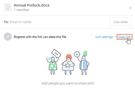Dropbox Sharing Files