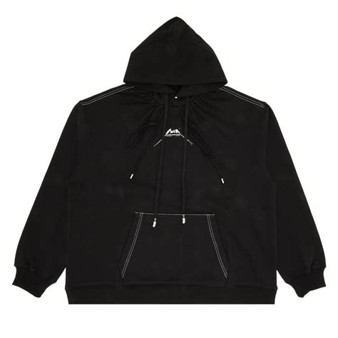 ader error hoodie black goat
