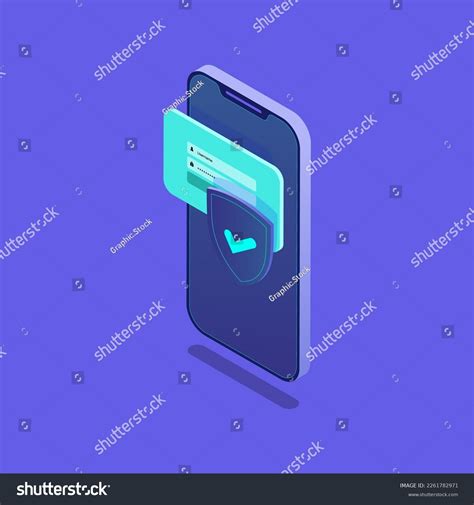 Password Protection Data Security 3d Isometric Stock Vector Royalty Free 2261782971 Shutterstock