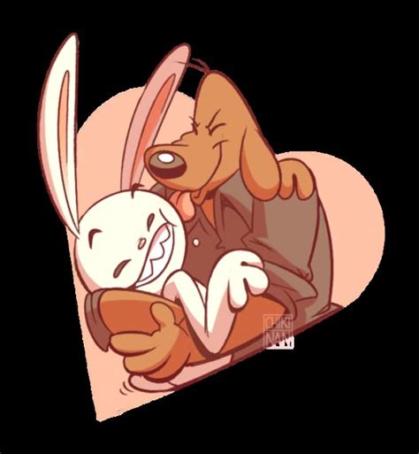Pin By Sush On Sam And Max Funny Animated Cartoon Furry Couple Sam