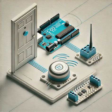 زنگ درب بیسیم با آردوینو و ماژول Rf