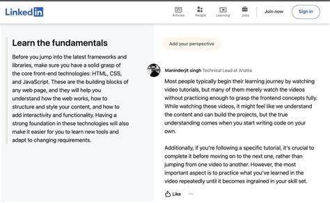 maninderjit singh on linkedin frontend javascript css scss