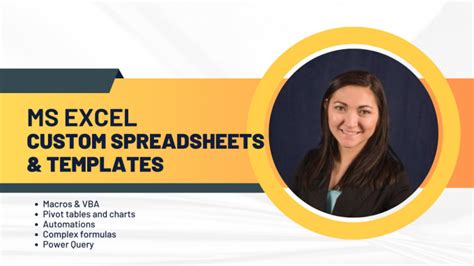 Create Custom Excel Templates Spreadsheets And Dashboards By
