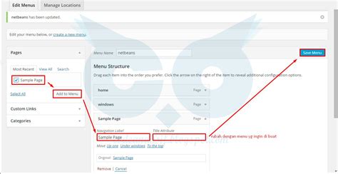 3 Cara Mudah Membuat Tab Menu Di Wordpress BACA CODING