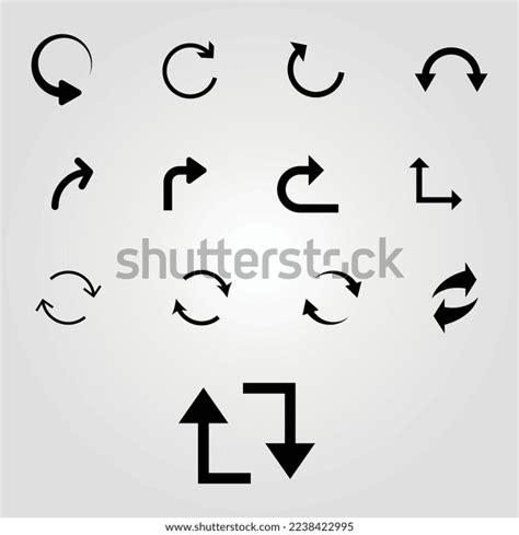 shapes arrow all direction vector file stock vector royalty free