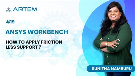 How To Apply Frictionless Support Ansys Workbench 19 Artem Academy