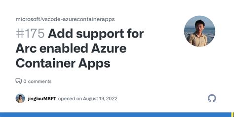 Add Support For Arc Enabled Azure Container Apps Issue Microsoft Vscode