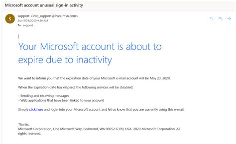 Phishing Alert Protect Your Business From Emails Pretending To Be From Microsoft YourTech